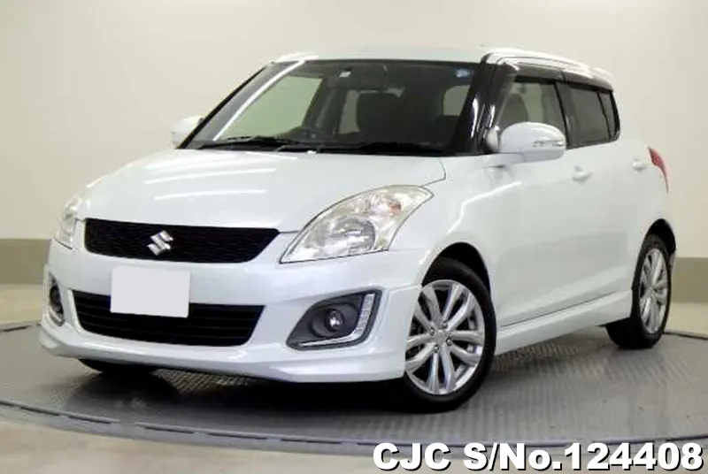 2016 Suzuki Swift White for sale | Stock No. 124408 | Japanese Used ...