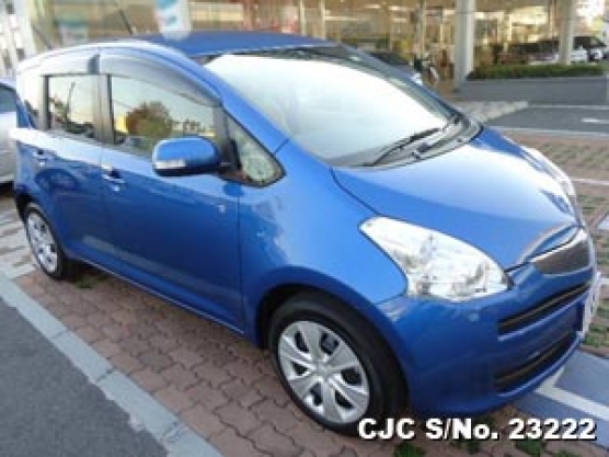 2008 Toyota Ractis Blue Metallic for sale | Stock No. 23222 | Japanese ...