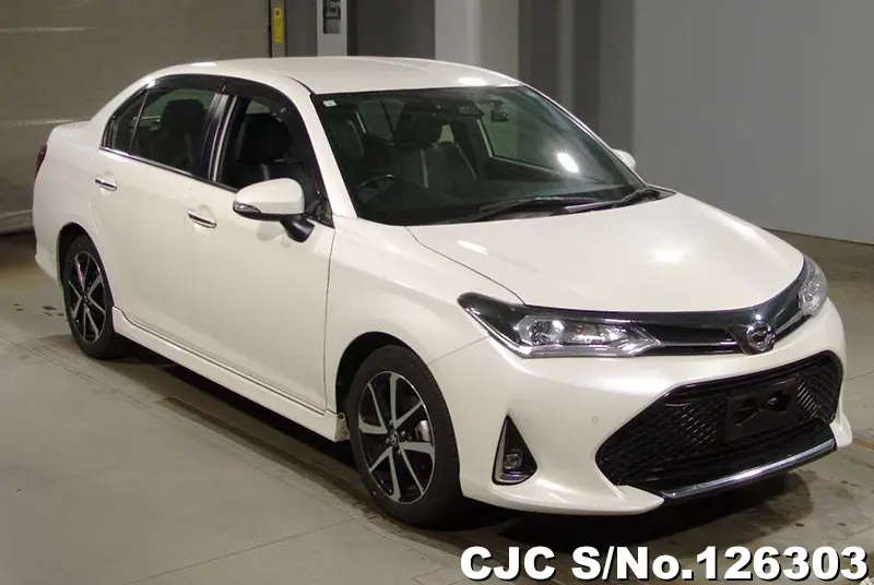 2019 Toyota Corolla Axio White for sale | Stock No. 126303 | Japanese ...