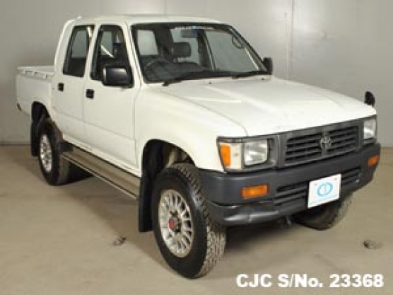 1996 Toyota Hilux White for sale | Stock No. 23368 | Japanese Used Cars ...