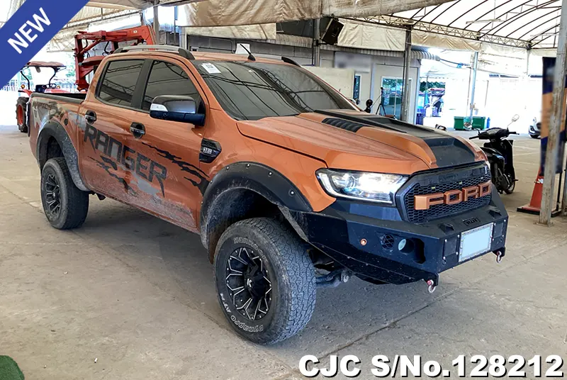 2018 Ford Ranger Orange for sale | Stock No. 128212 | Japanese Used ...