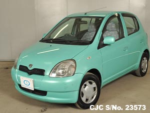 1999 Toyota Vitz Green for sale | Stock No. 23573 | Japanese Used Cars ...