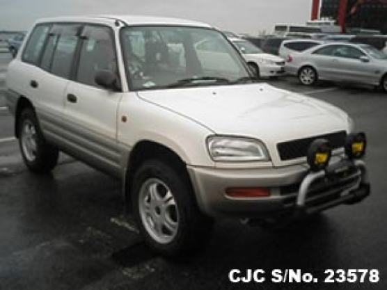 1997 Toyota Rav4 White 2 Tone for sale | Stock No. 23578 | Japanese ...