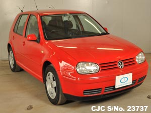 1999 Volkswagen Golf Red for sale | Stock No. 23737 | Japanese Used ...