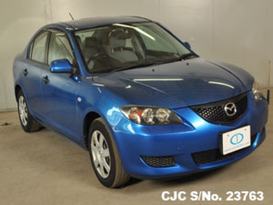 2005 Mazda Axela Blue for sale | Stock No. 23763 | Japanese Used Cars ...