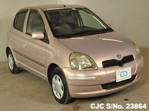 1999 Toyota Vitz Pink for sale | Stock No. 23864 | Japanese Used Cars ...