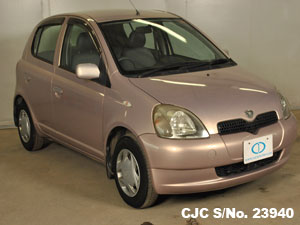 1999 Toyota Vitz Pink for sale | Stock No. 23940 | Japanese Used Cars ...