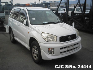 2001 Toyota Rav4 Pearl for sale | Stock No. 24414 | Japanese Used Cars ...