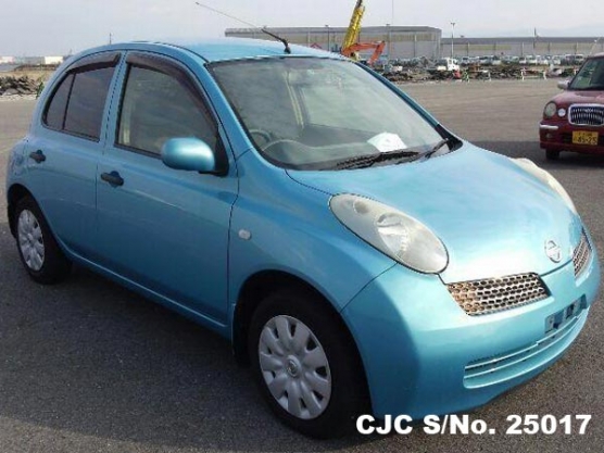 2002 Nissan March Blue for sale | Stock No. 25017 | Japanese Used Cars ...