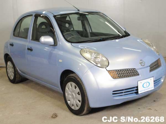 2002 Nissan March Blue for sale | Stock No. 26268 | Japanese Used Cars ...