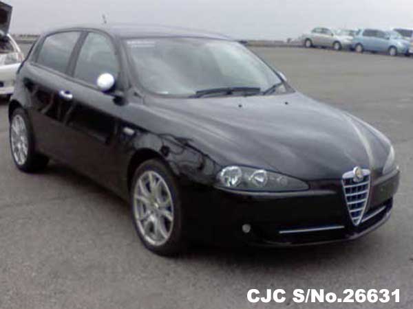 2008 Alpha Romeo 147 Black for sale | Stock No. 26631 | Japanese Used ...