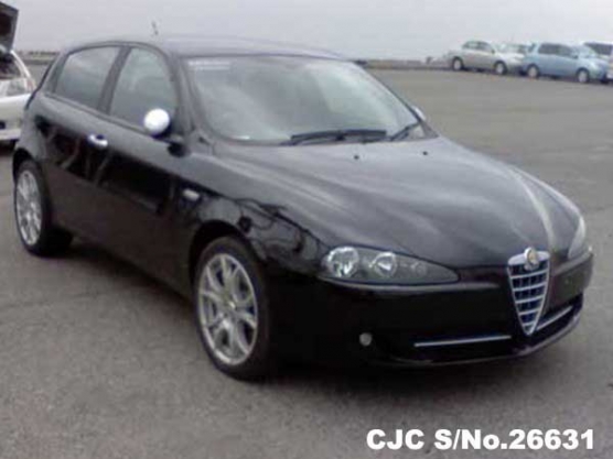 2008 Alpha Romeo 147 Black for sale | Stock No. 26631 | Japanese Used ...