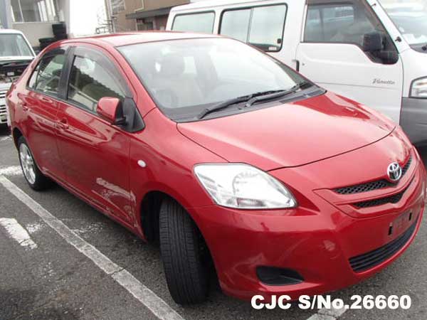 2007 Toyota Belta Red for sale | Stock No. 26660 | Japanese Used Cars ...