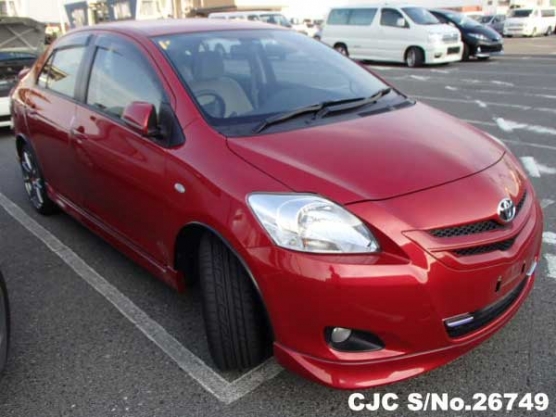 2007 Toyota Belta Red for sale | Stock No. 26749 | Japanese Used Cars ...
