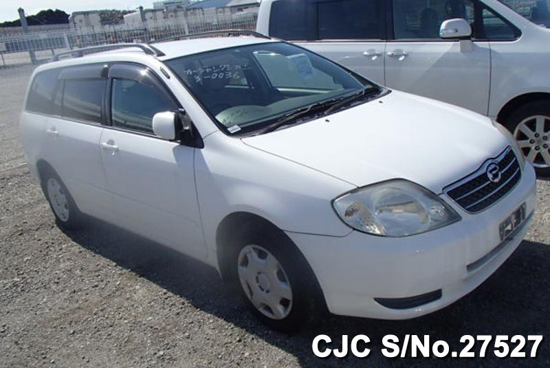 2001 Toyota Corolla Fielder White for sale | Stock No. 27527 | Japanese ...