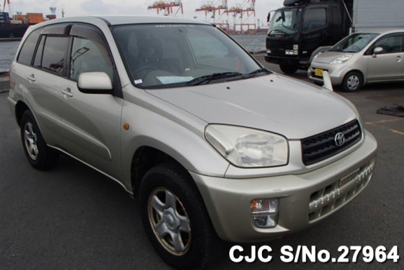 2001 Toyota Rav4 Beige for sale | Stock No. 27964 | Japanese Used Cars ...
