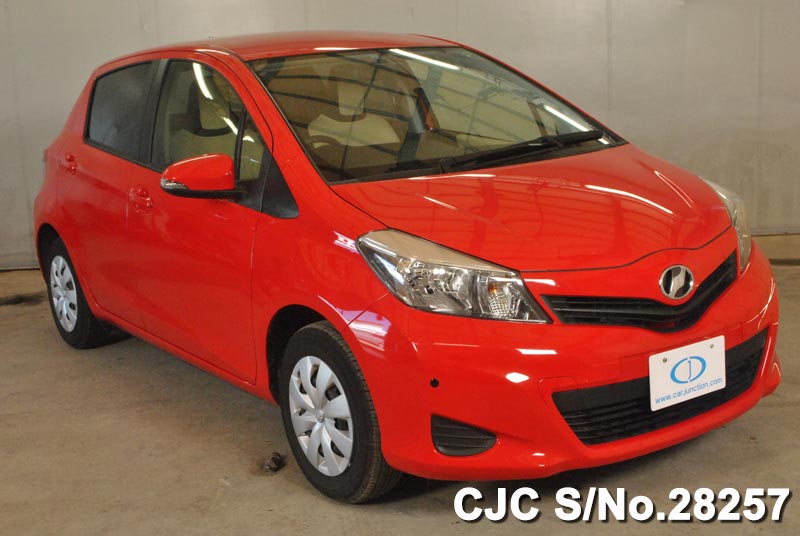 2012 Toyota Vitz Red for sale | Stock No. 28257 | Japanese Used Cars ...