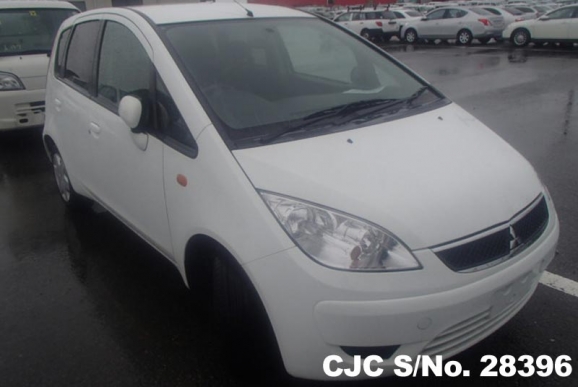2011 Mitsubishi Colt White for sale | Stock No. 28396 | Japanese Used ...