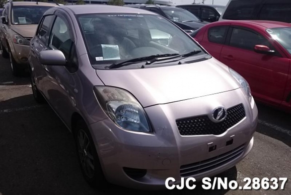 2007 Toyota Vitz Pink for sale | Stock No. 28637 | Japanese Used Cars ...