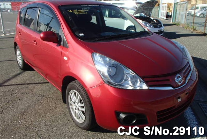2010 Nissan Note Red for sale | Stock No. 29110 | Japanese Used Cars ...