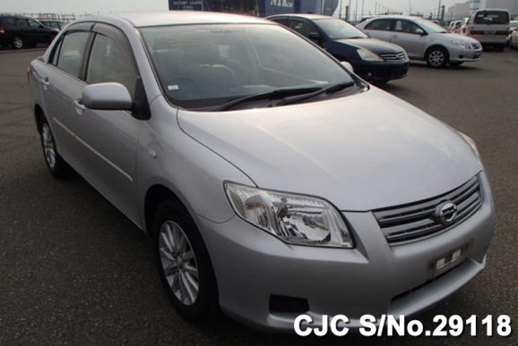 2008 Toyota Corolla Axio Silver for sale | Stock No. 29118 | Japanese ...