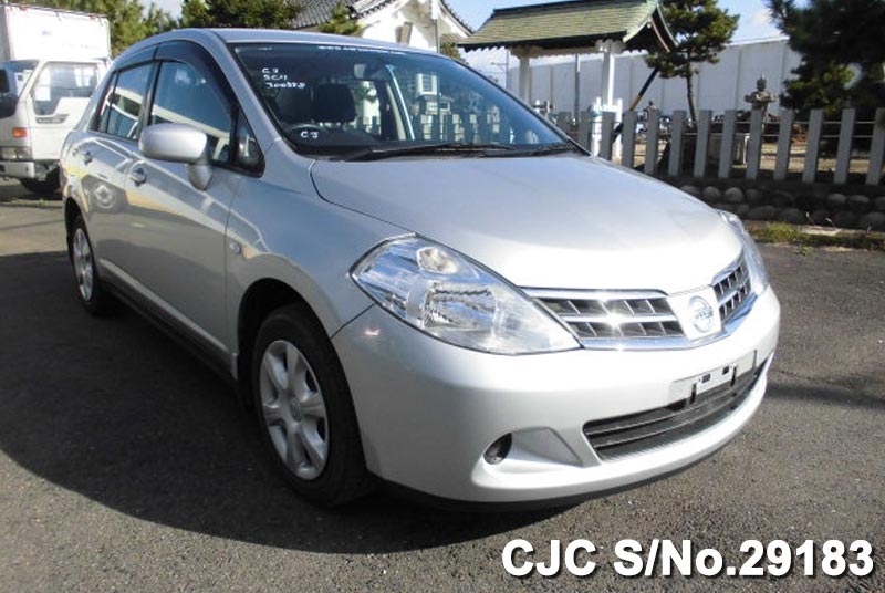 2010 Nissan Tiida Latio Silver for sale | Stock No. 29183 | Japanese ...