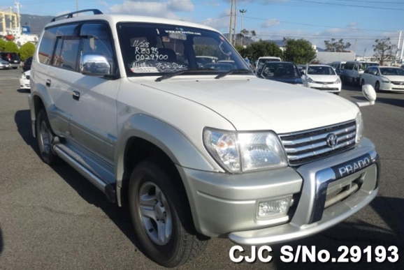 1999 Toyota Land Cruiser Prado White for sale | Stock No. 29193 ...