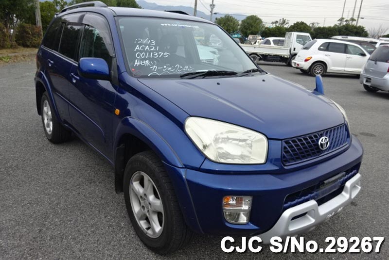 2000 Toyota Rav4 Blue for sale | Stock No. 29267 | Japanese Used Cars ...