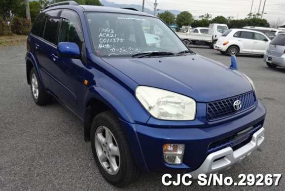 2000 Toyota Rav4 Blue for sale | Stock No. 29267 | Japanese Used Cars ...