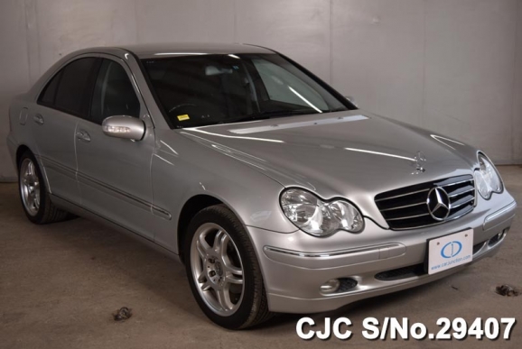 2002 Mercedes Benz C Class Silver for sale | Stock No. 29407 | Japanese ...