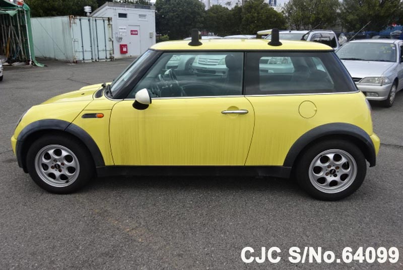 2002 BMW Mini Cooper Yellow for sale | Stock No. 64099 | Japanese Used ...