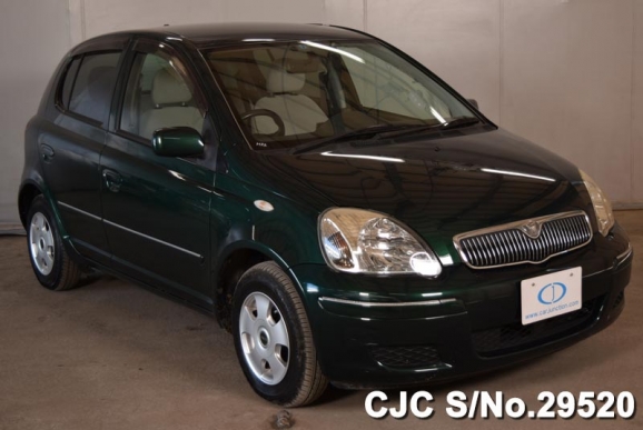 2003 Toyota Vitz Green for sale | Stock No. 29520 | Japanese Used Cars ...