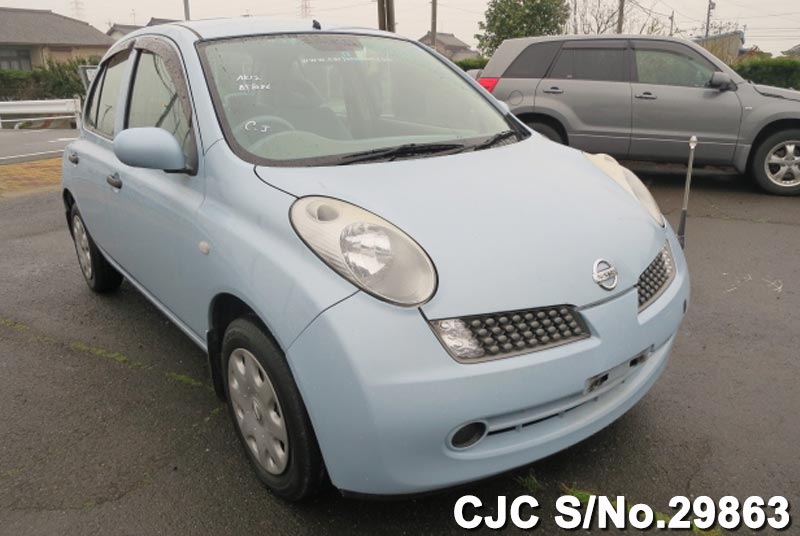 2006 Nissan March Light Blue for sale | Stock No. 29863 | Japanese Used ...