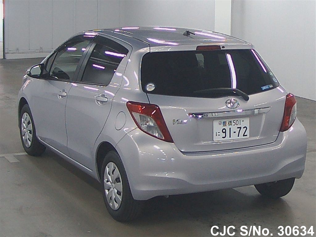 2012 Toyota Vitz - Yaris Silver for sale | Stock No. 30634 | Japanese ...