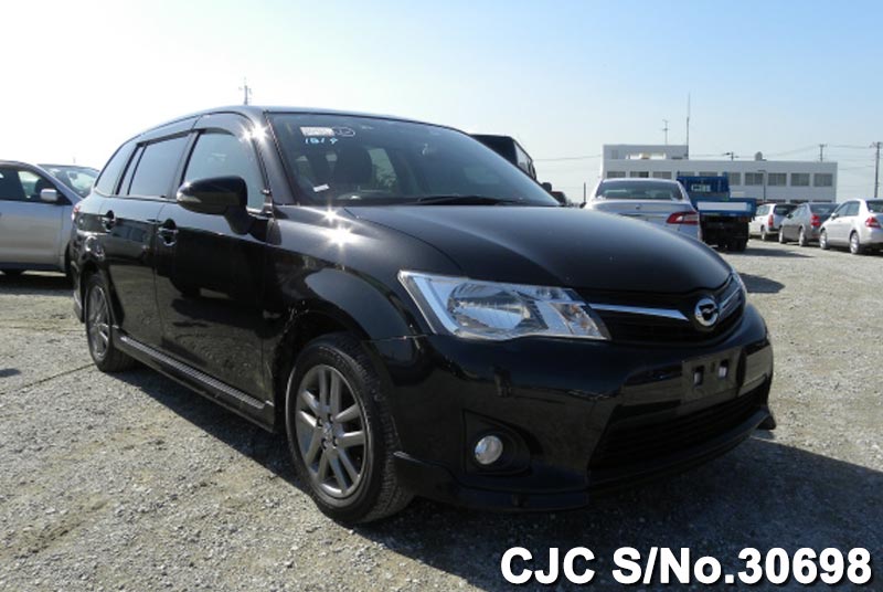 2012 Toyota Corolla Fielder Black for sale | Stock No. 30698 | Japanese ...