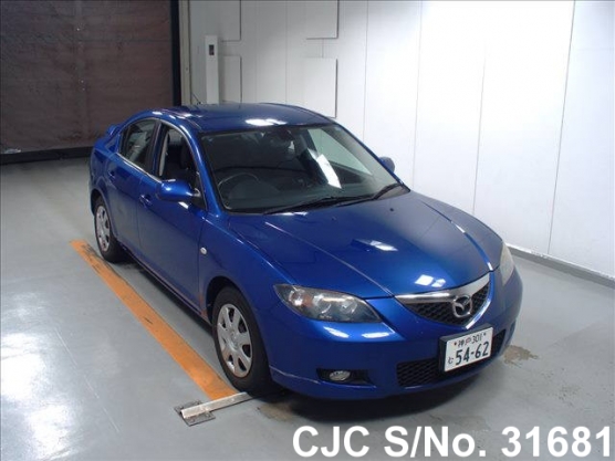 2007 Mazda Axela Blue for sale | Stock No. 31681 | Japanese Used Cars ...