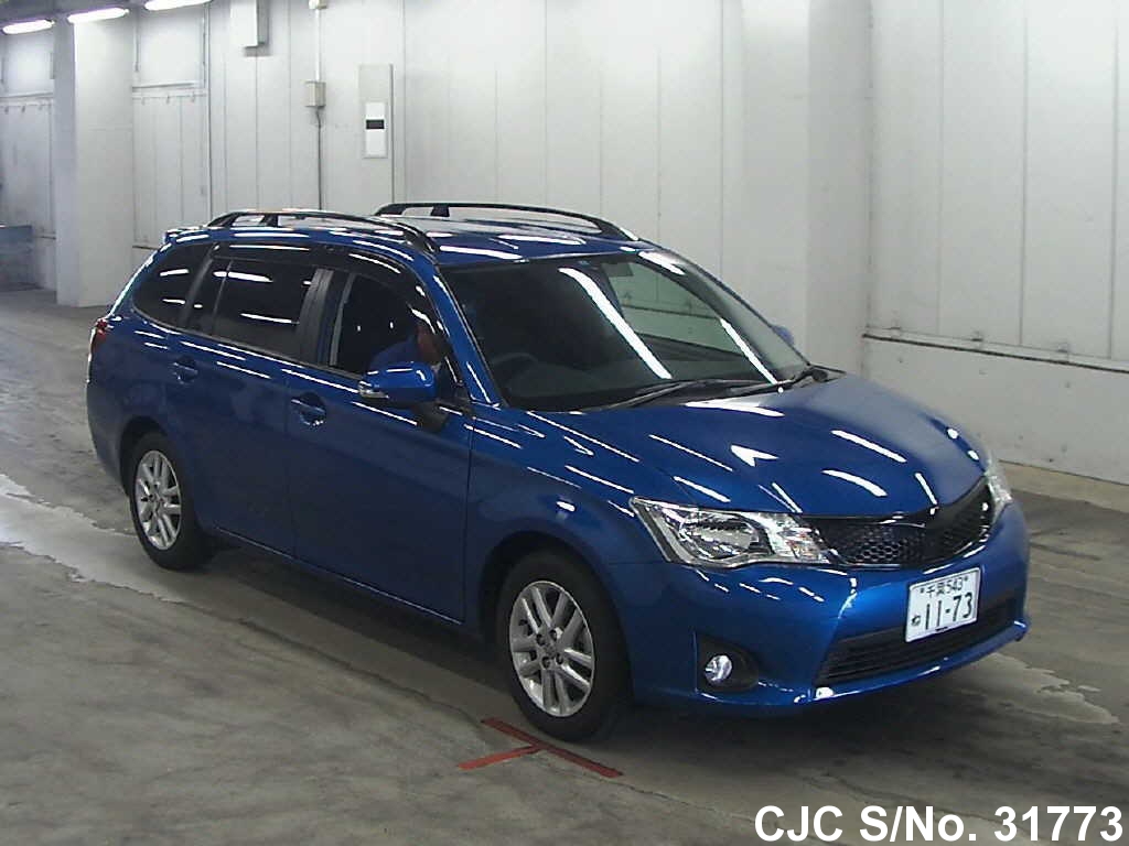 2013 Toyota Corolla Fielder Blue for sale | Stock No. 31773 | Japanese ...