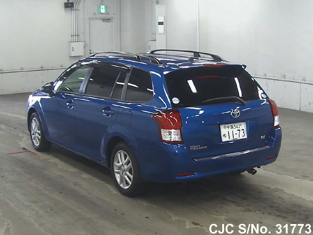 2013 Toyota Corolla Fielder Blue for sale | Stock No. 31773 | Japanese ...