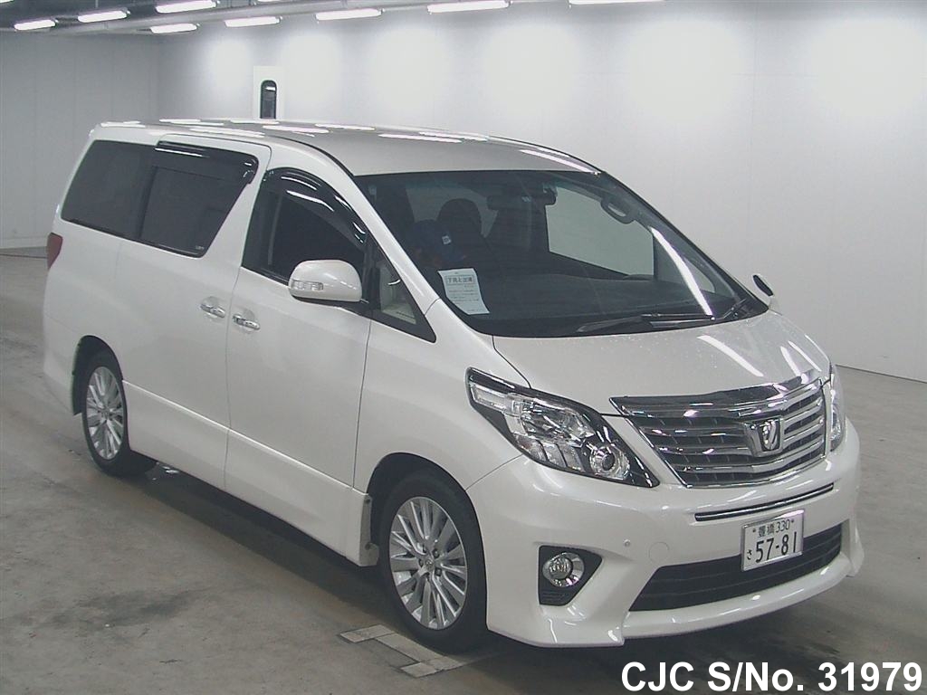 2014 Toyota Alphard White for sale | Stock No. 31979 | Japanese Used ...
