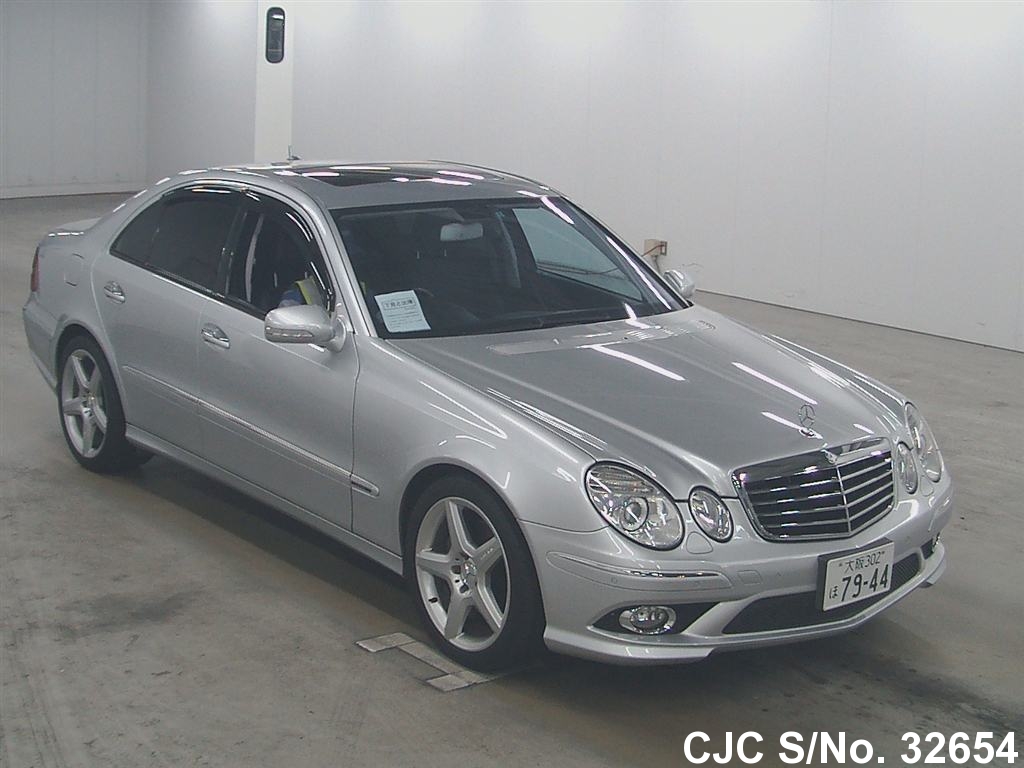 2007 Mercedes Benz E Class Silver for sale | Stock No. 32654 | Japanese ...