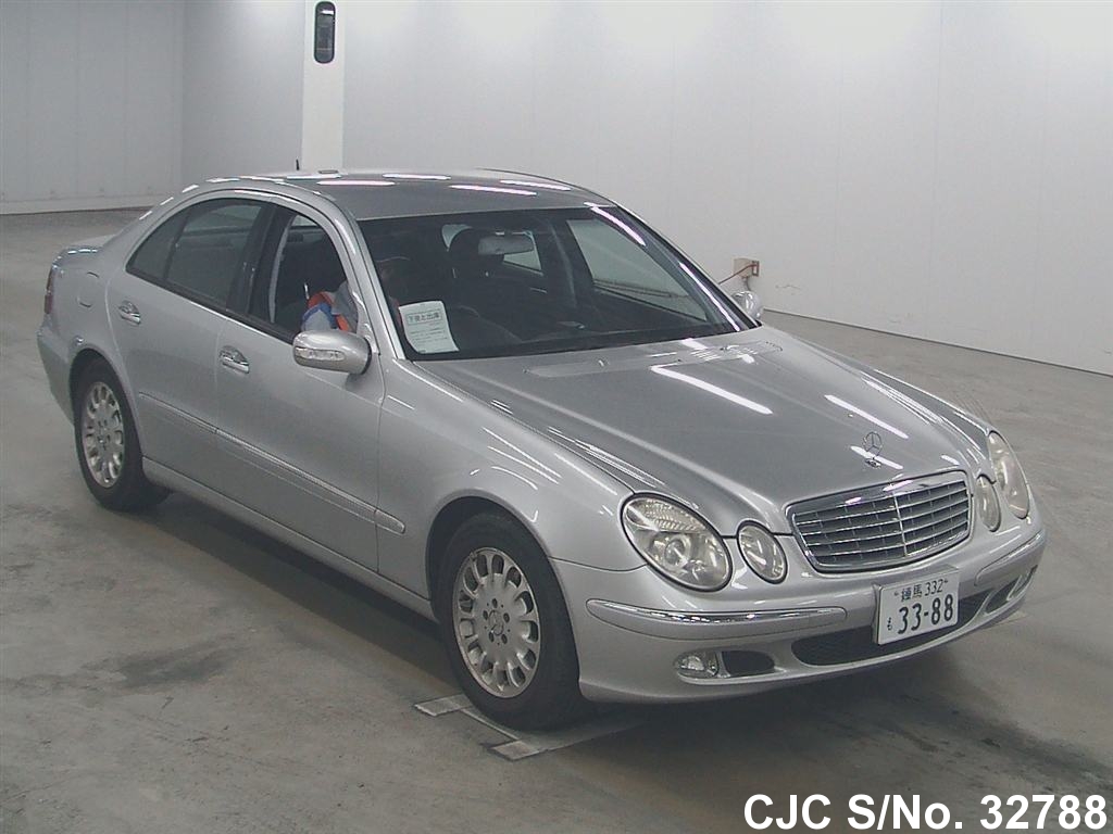 2003 Mercedes Benz E Class Silver for sale | Stock No. 32788 | Japanese ...