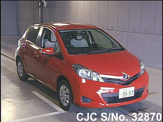 2013 Toyota Vitz Red for sale | Stock No. 32870 | Japanese Used Cars ...