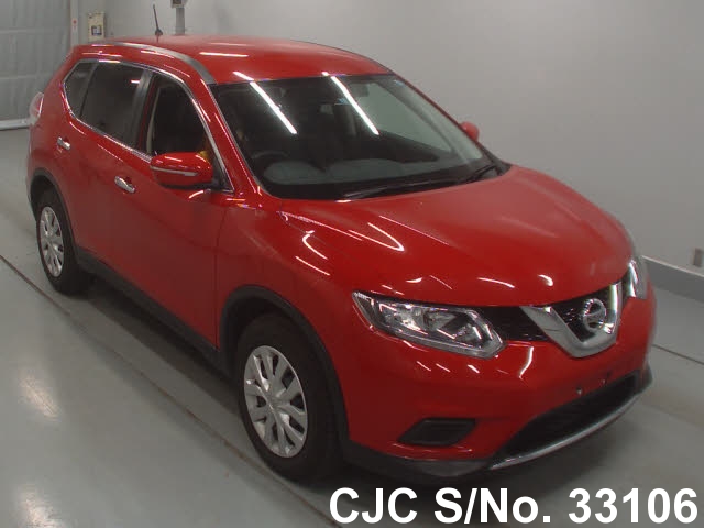 2014 Nissan X-Trail Red for sale | Stock No. 33106 | Japanese Used Cars ...