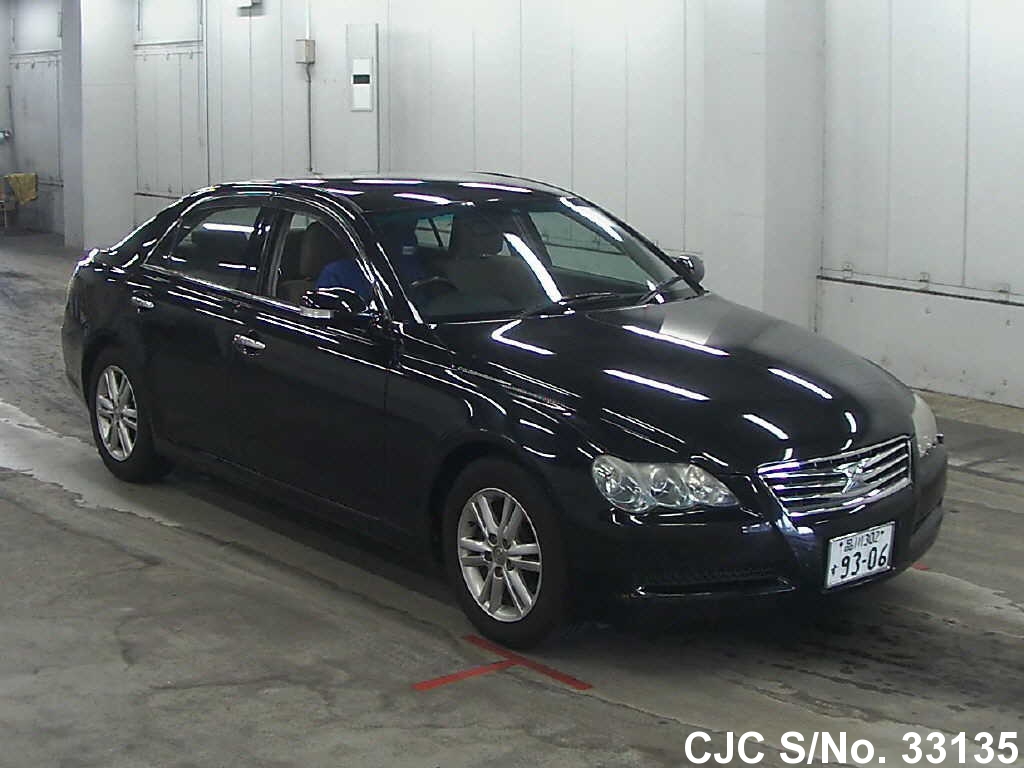 2007 Toyota Mark X Black for sale | Stock No. 33135 | Japanese Used ...