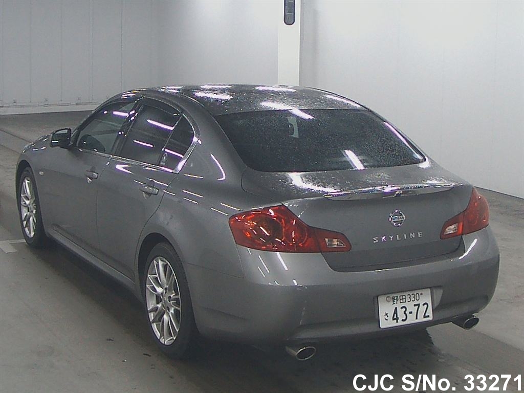 2007 Nissan Skyline Gray for sale | Stock No. 33271 | Japanese Used ...