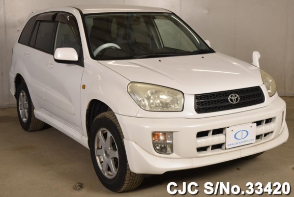 2001 Toyota Rav4 Pearl for sale | Stock No. 33420 | Japanese Used Cars ...