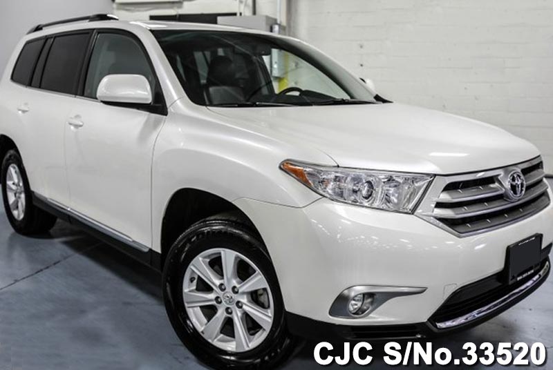 2012 Left Hand Toyota Highlander White for sale | Stock No. 33520 ...