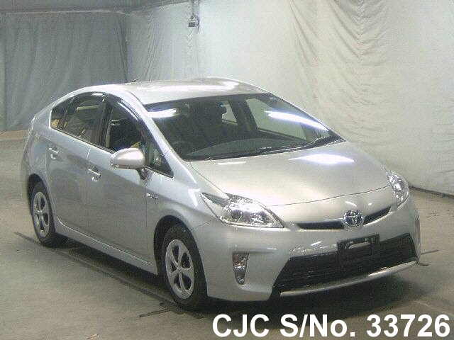 2012 Toyota Prius Hybrid Silver for sale | Stock No. 33726 | Japanese ...