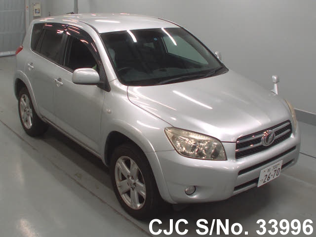 2006 Toyota Rav4 Silver for sale | Stock No. 33996 | Japanese Used Cars ...