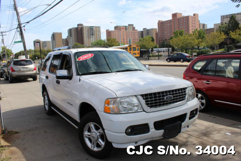 2005 Left Hand Ford Explorer White for sale | Stock No. 34004 | Left ...